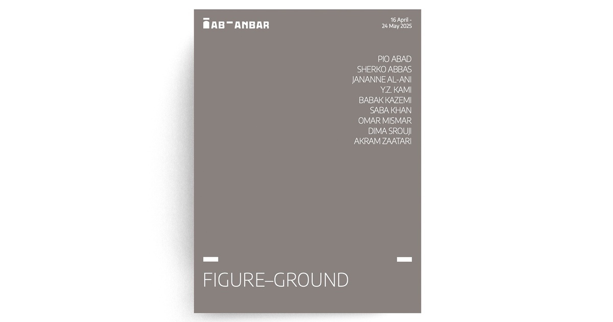 Publication: Figure–Ground | Ab-Anbar Gallery